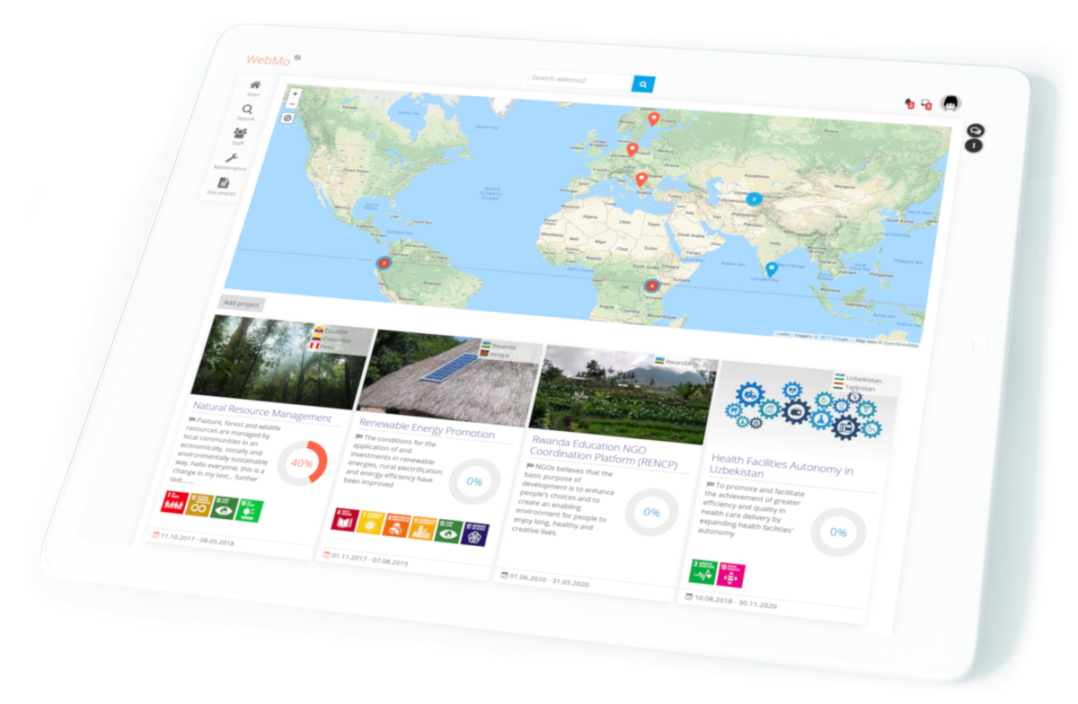 WebMo - Software für Wirkungsmonitoring | reflecta.network
